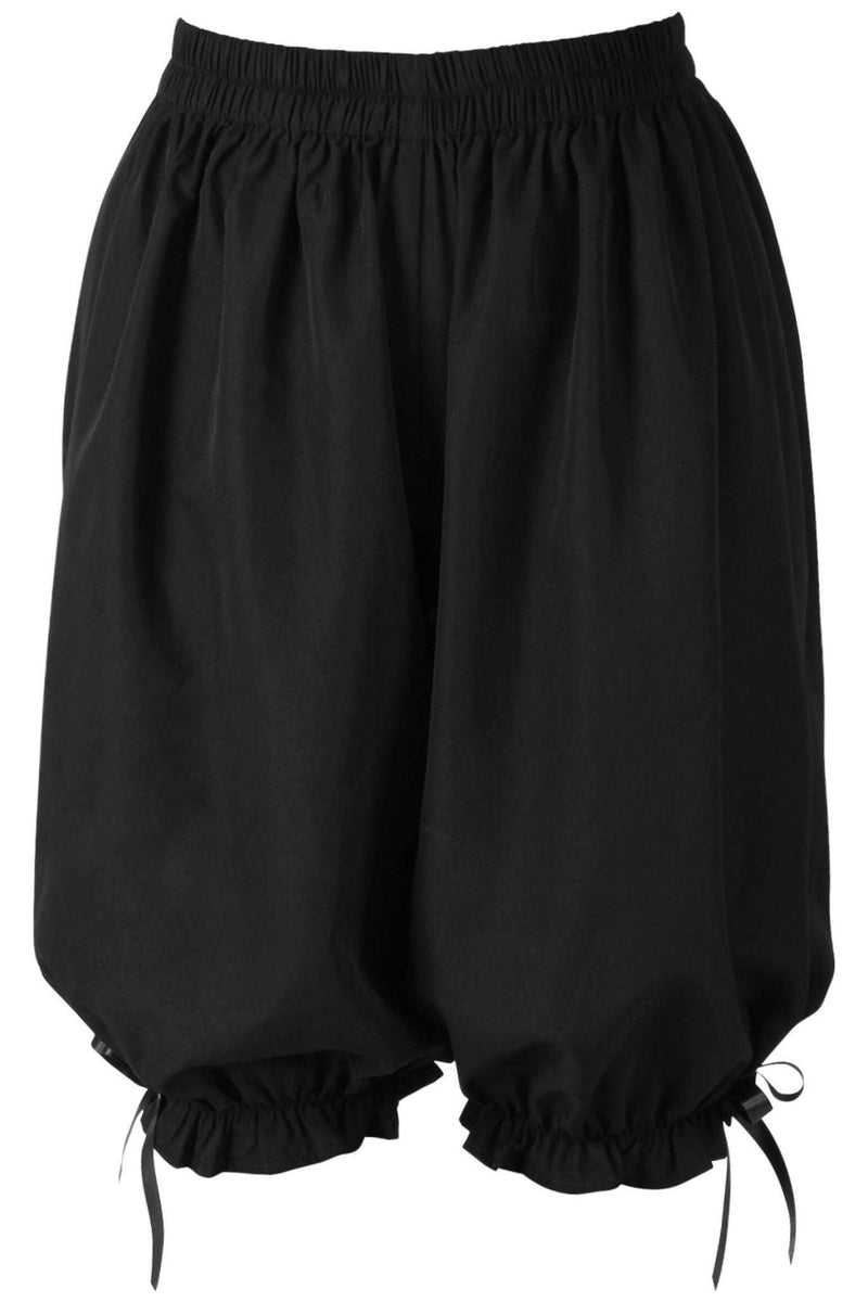 Daisy Corsets Black Crepe Long Bloomers – Daisy Corsets USA
